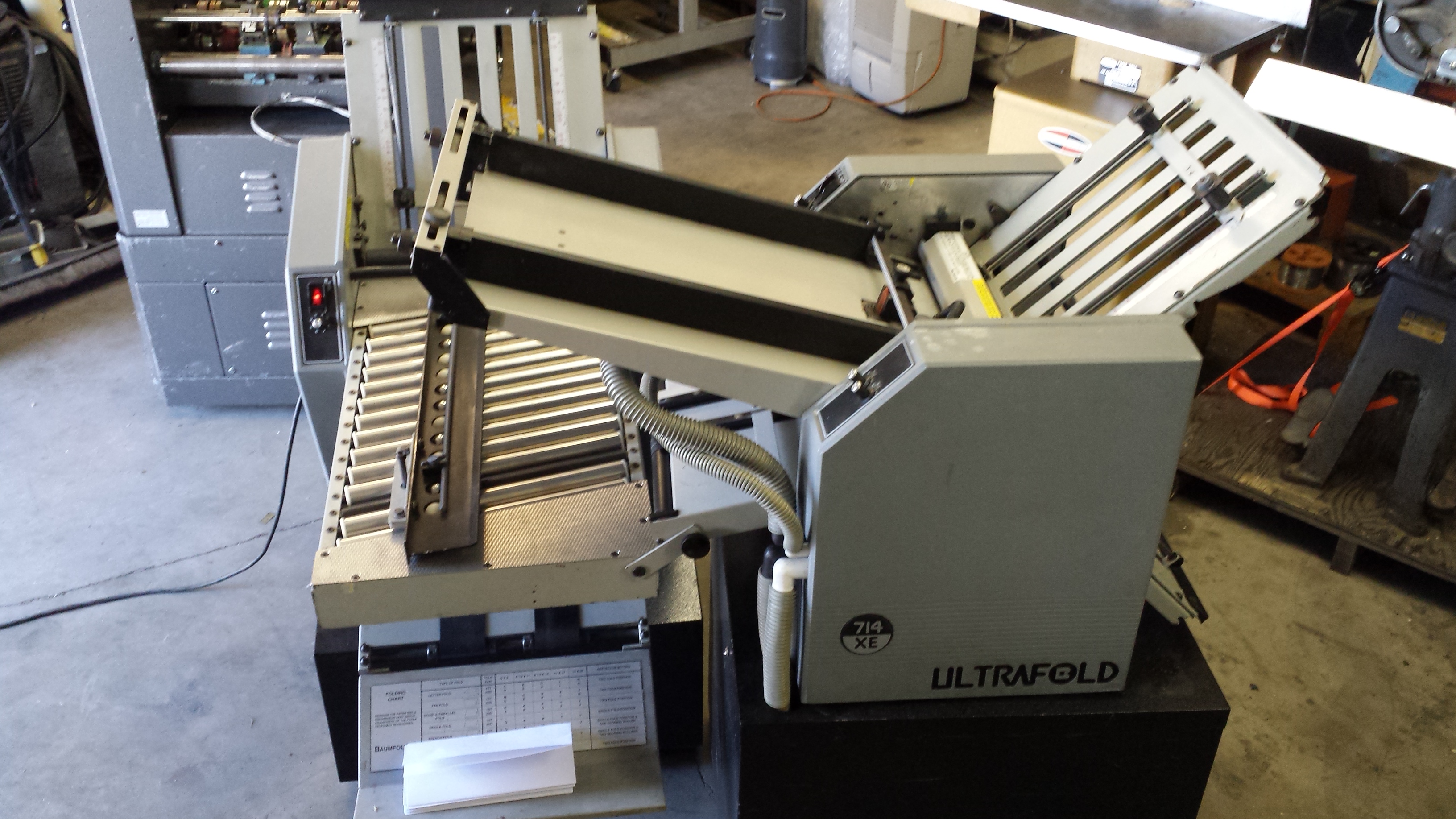 BAUM 714 FOLDER W- RIGHT ANGLE 5 | PRINTING EQUIPMENT SALES