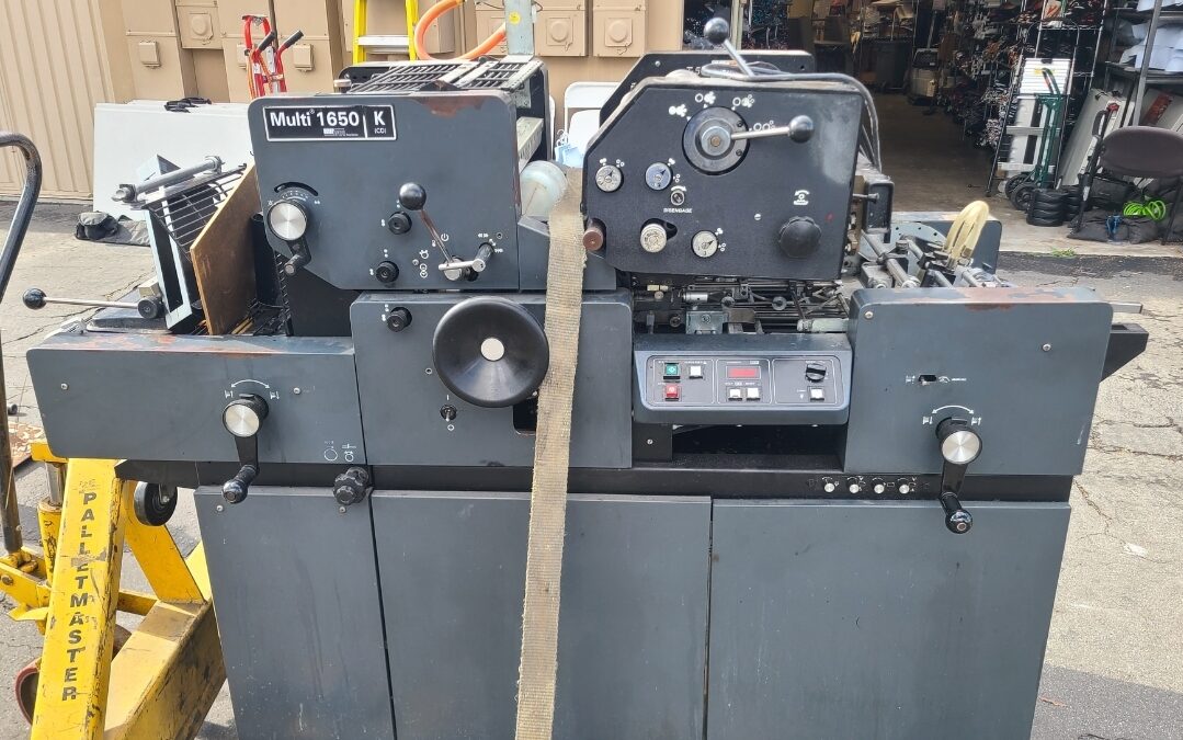2 Color Presses | PRINTING EQUIPMENT SALES